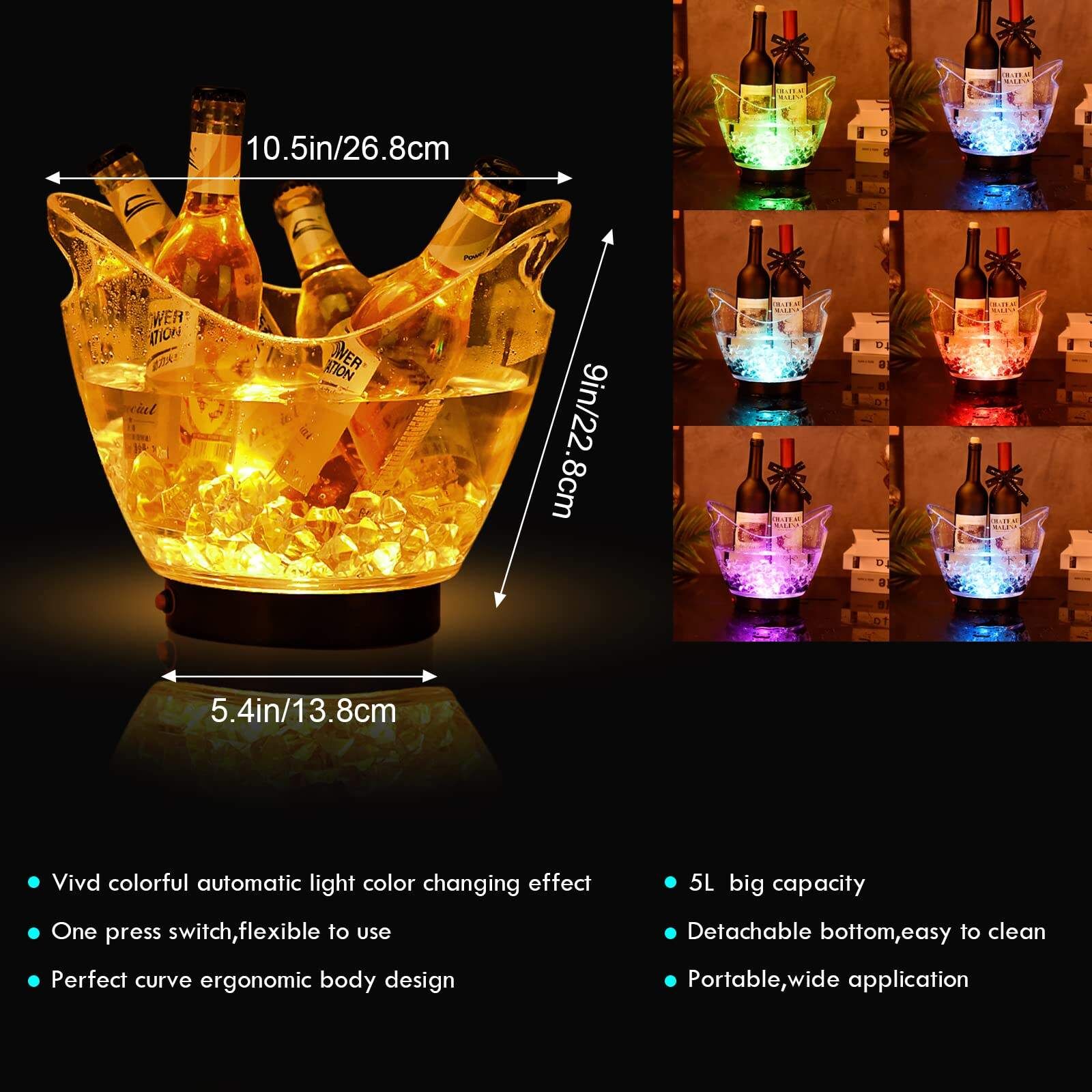 Buy Wholesale China Glow In The Dark Party Cups Led Light Up Shot ...