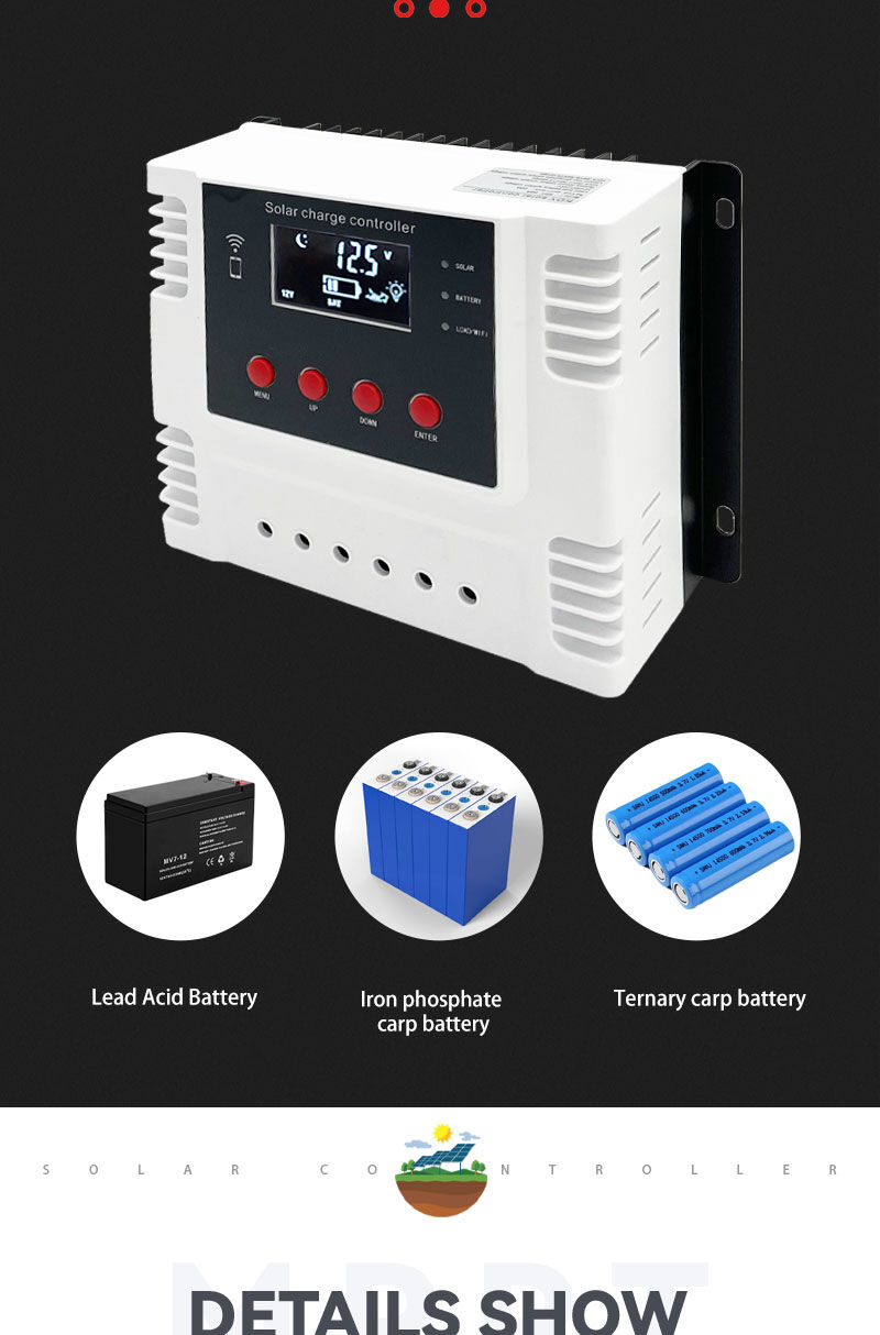 Buy Wholesale China New Smart Controlador De Carga 30a 40a 50 Amp Mppt ...