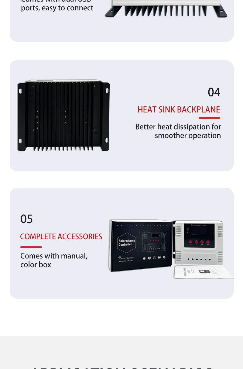 Buy Wholesale China New Smart Controlador De Carga 30a 40a 50 Amp Mppt ...