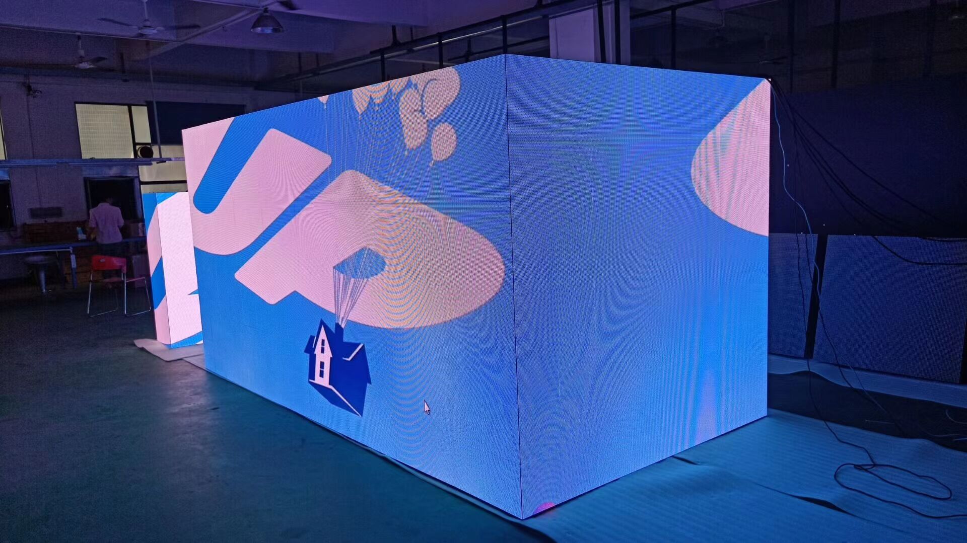 Buy Wholesale China Promotion Right Angle Indoor Rental Led Display P3 ...