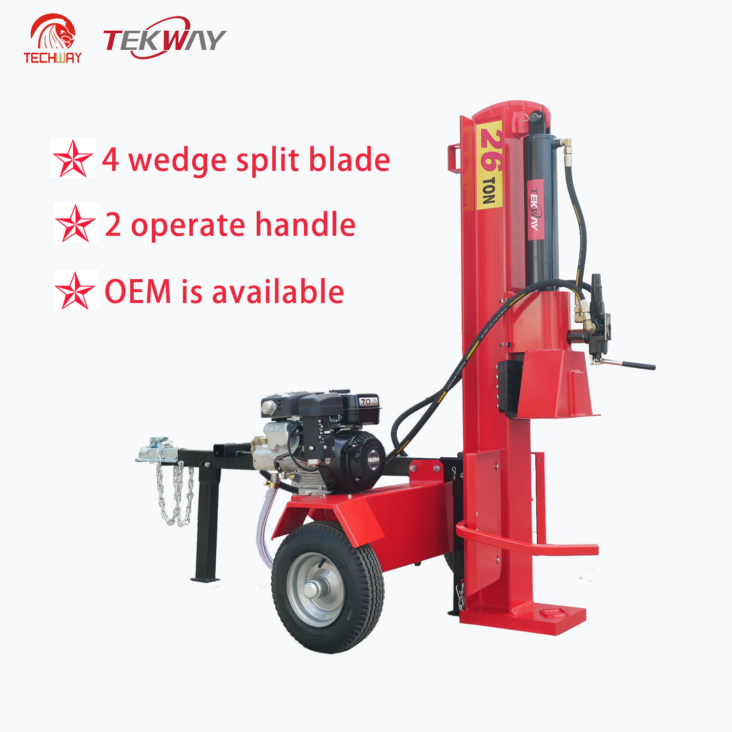 Buy Wholesale China Flywheel 34 Ton Fast Kinetic Log Splitter 3 Seconds ...