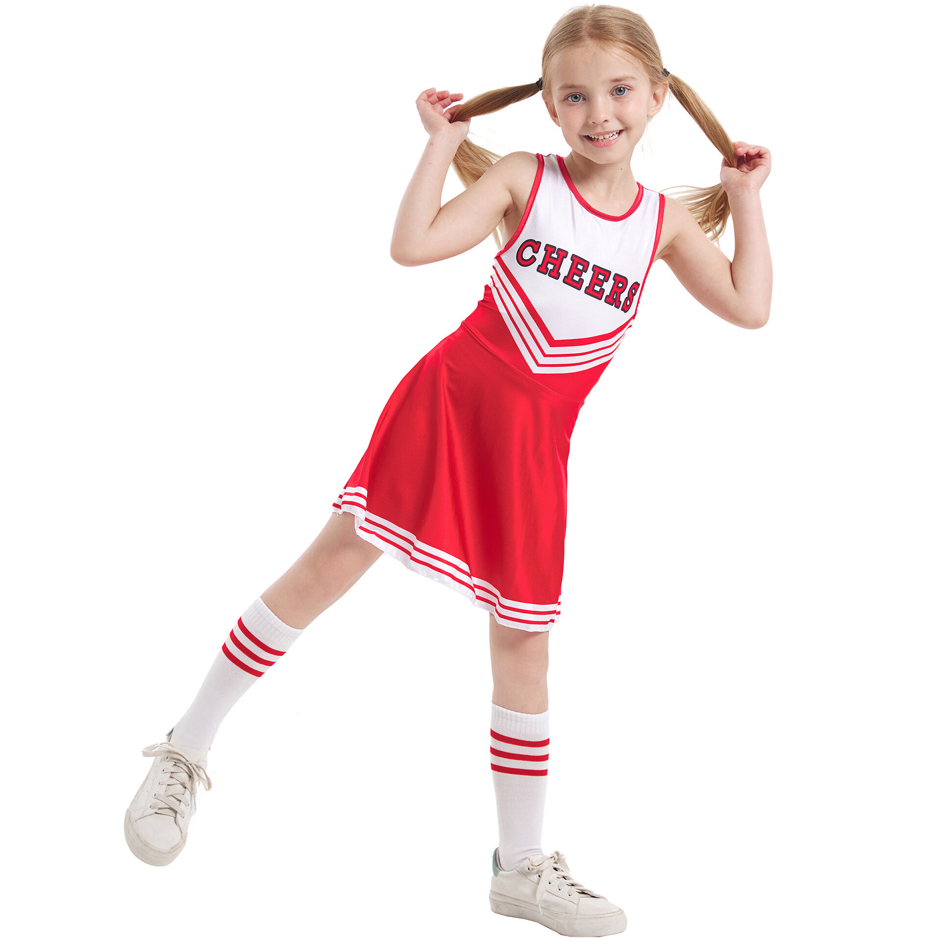 Buy Wholesale China Kids Cheerleading Uniforms Pink Child Cheerleader ...