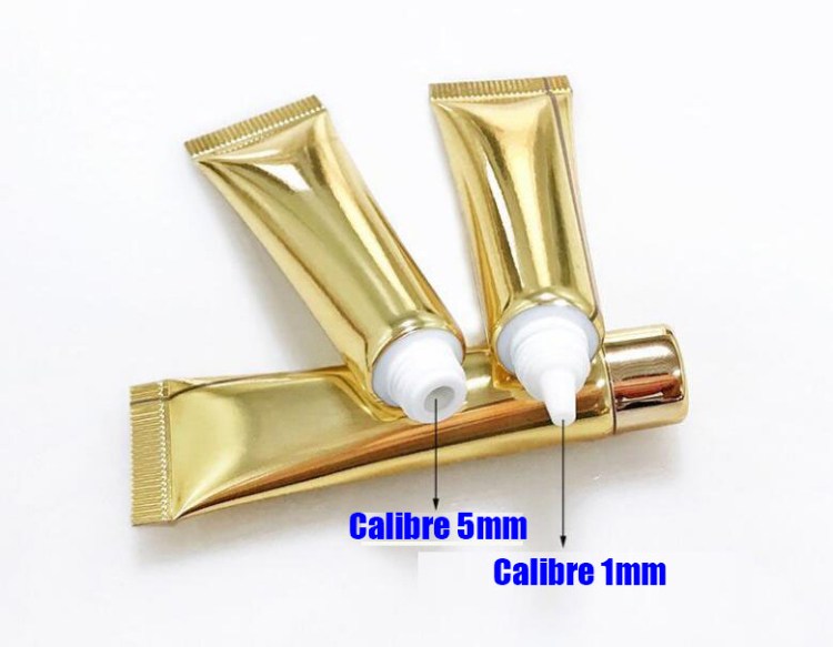 Buy Wholesale China 10ml/g Gold/silver Aluminium Tube Cosmetic Squeeze ...