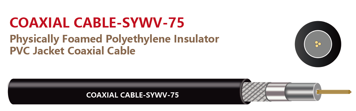 Buy Wholesale China Sywv-75 Coaxial Cable With Male Connectors Physically Foamed Polyethylene ...