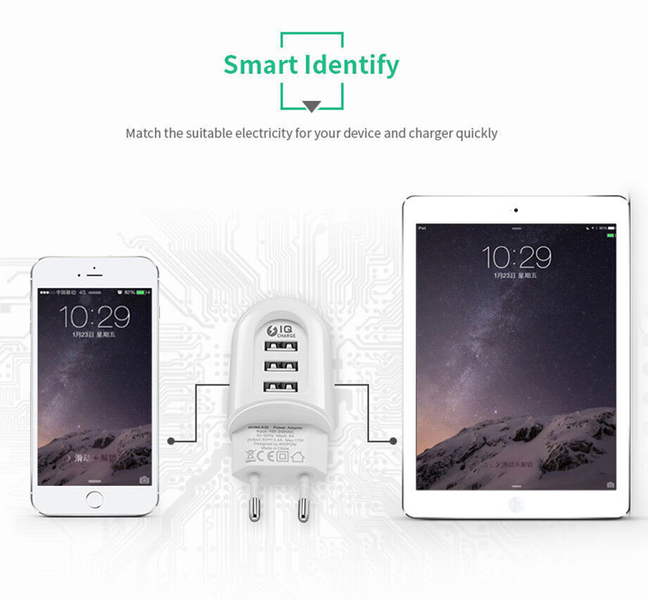 Buy Wholesale China 3 Usb Quick Charging Universal Mobile Charger ...