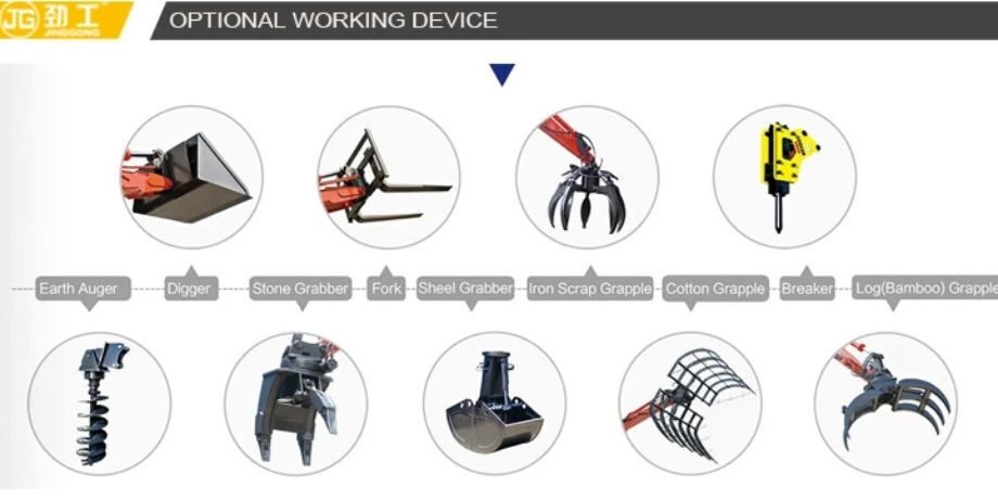 Buy Wholesale China Excavator Material Handling Grapple For Cotton ...