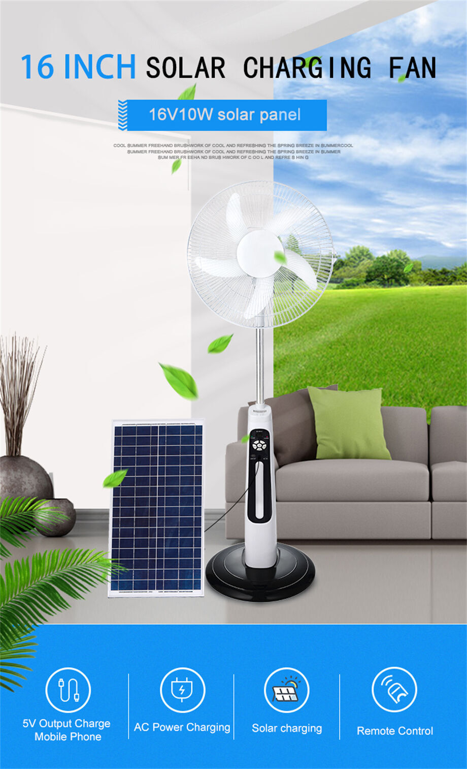 Buy Wholesale China Factory Price 16 Inch 18 Inch 12v Dc Ac Dc Solar ...