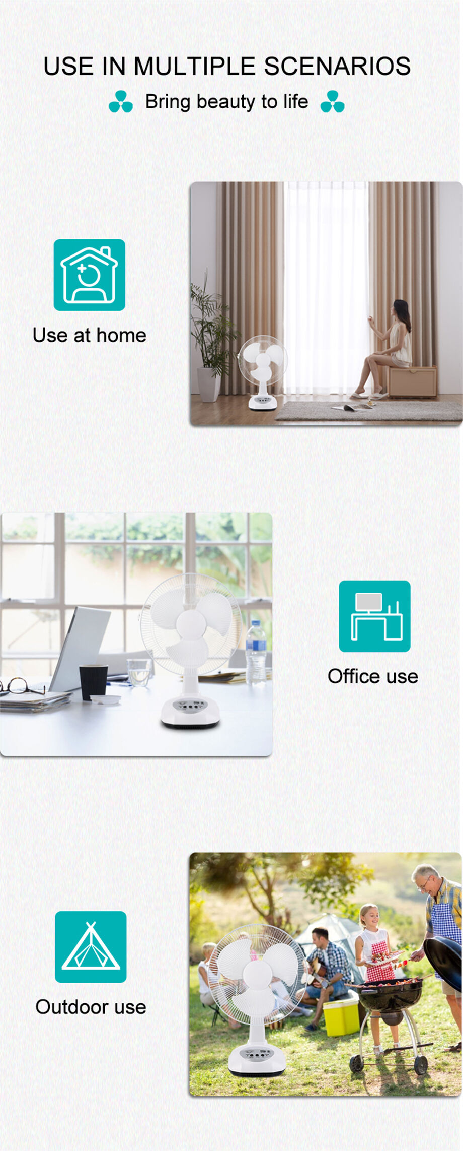 Buy Wholesale China Usb Port Mobile Charger Table Fan 12 Inch Ac And Dc ...