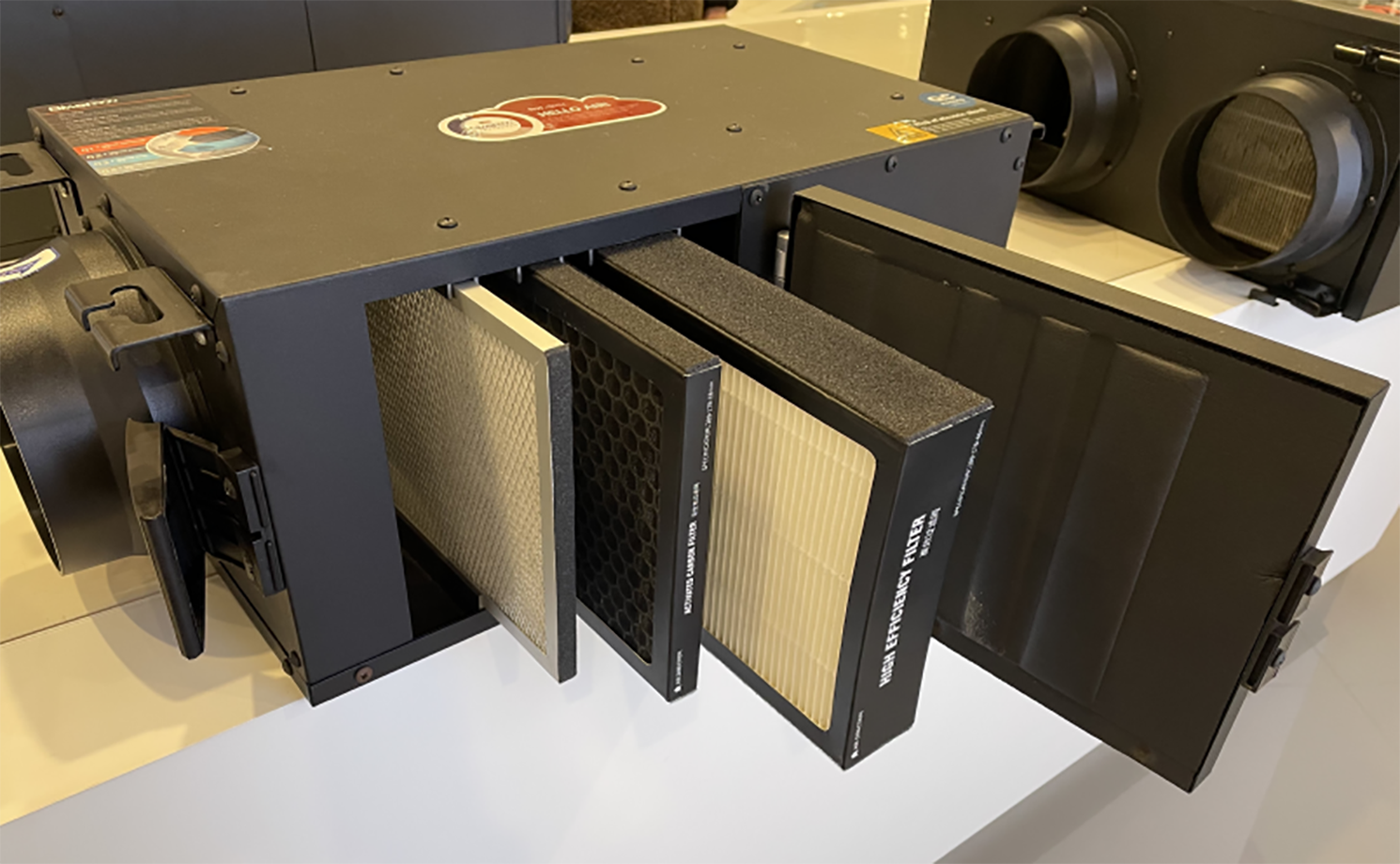 Buy Wholesale China Three-layer Filter Pm2.5 Co2 Air Purifying Duct ...