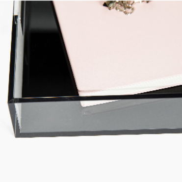 Rectangular Customized Clear Acrylic Candy Tray Transparent Plastic ...