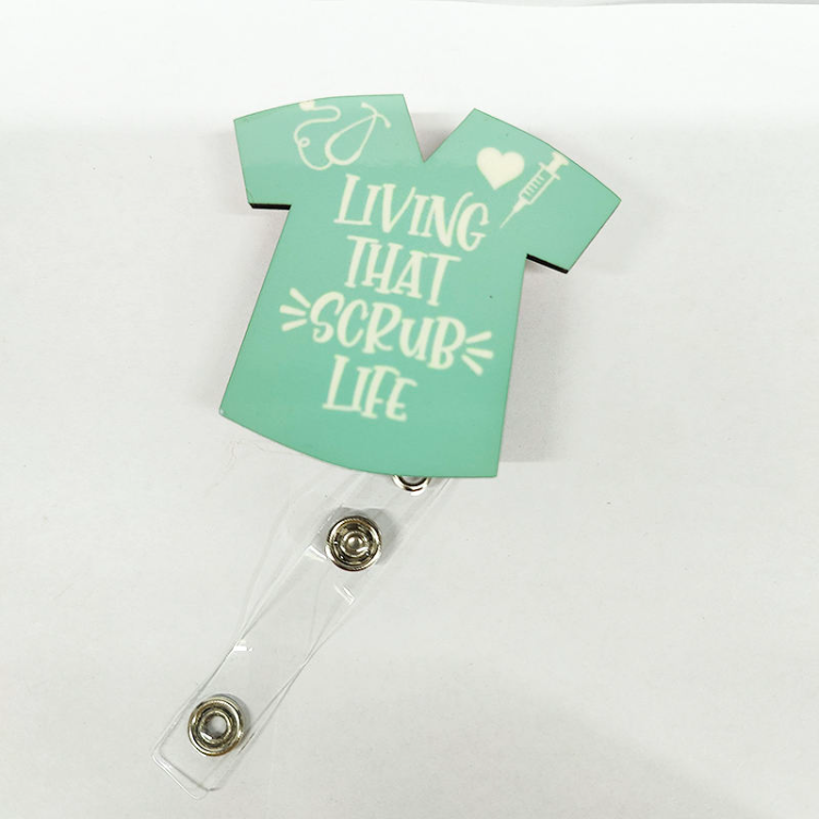 Buy Standard Quality China Wholesale Scrub Badge Reel Sublimation Badge ...