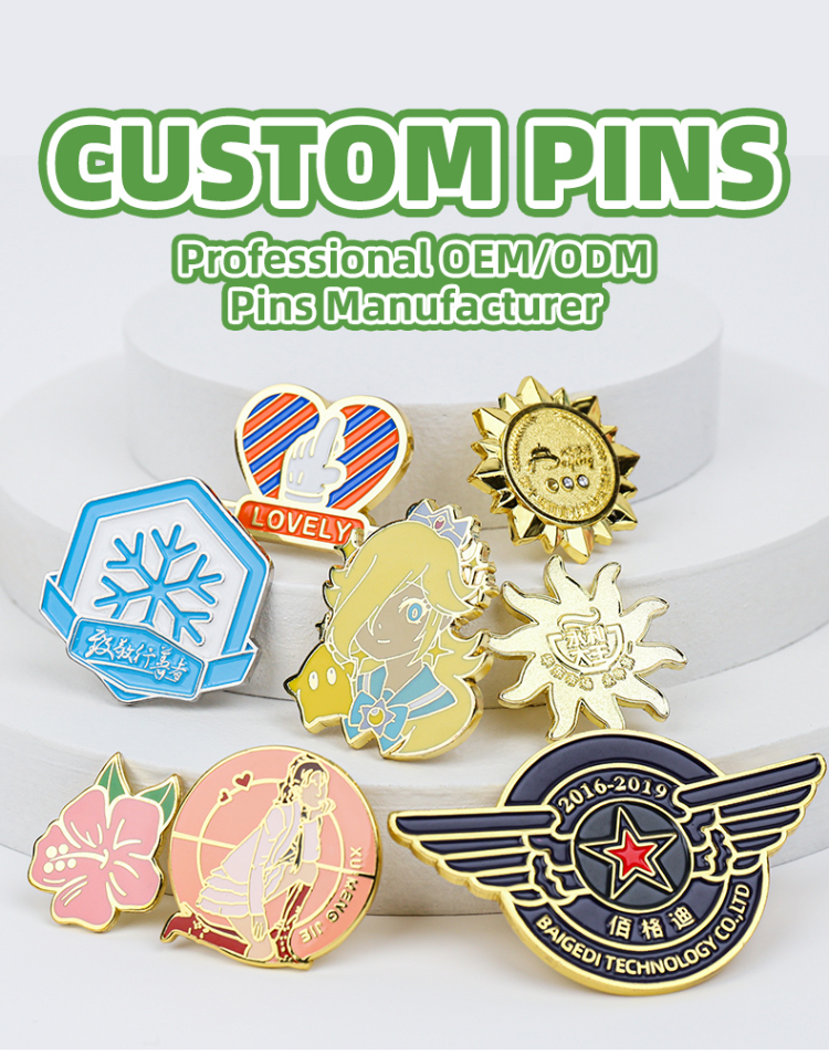 Vograce Designer Custom Printing Epoxy Magnetic Anime Star Metal ...