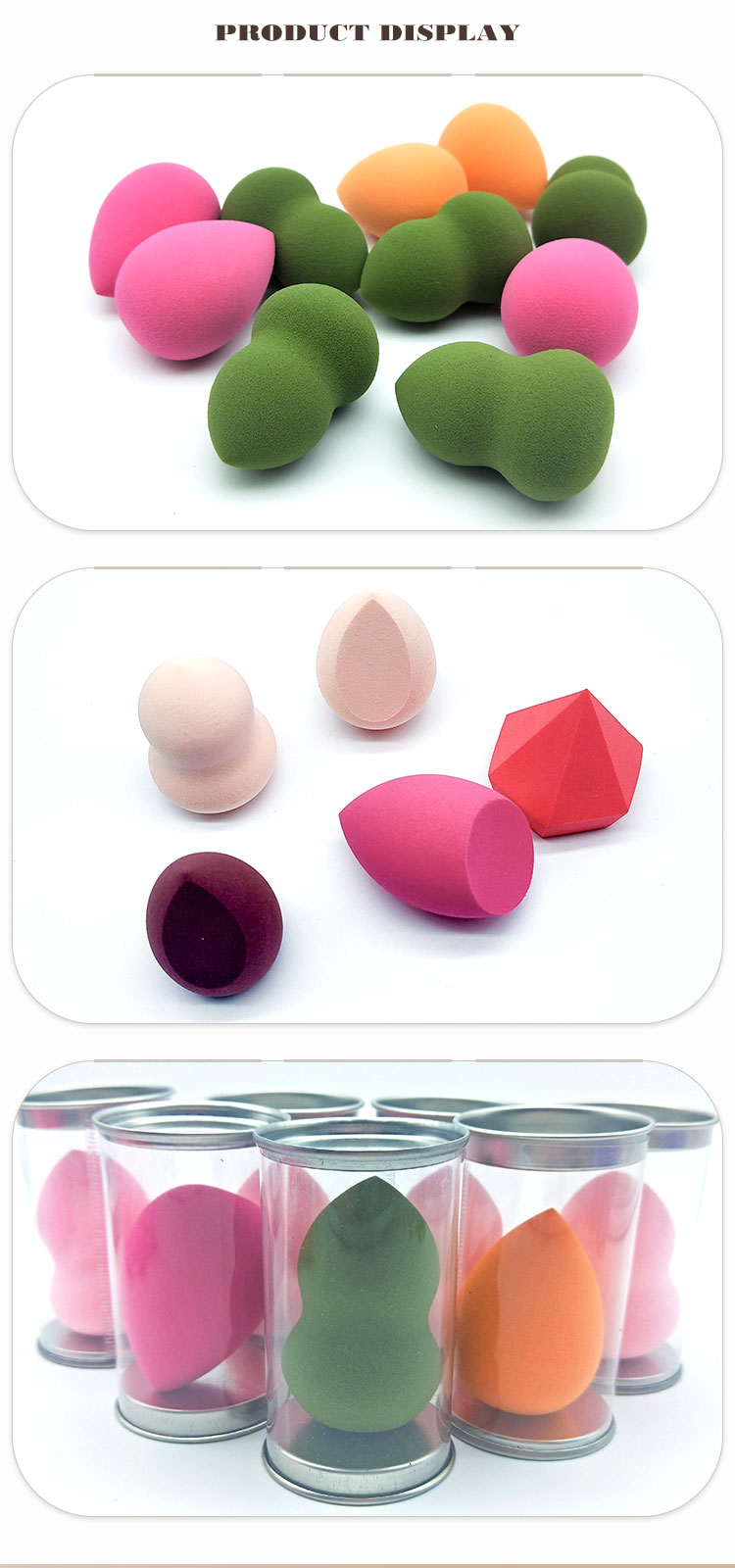 Buy Standard Quality China Wholesale Makeup Sponge Blender Custom Logo ...