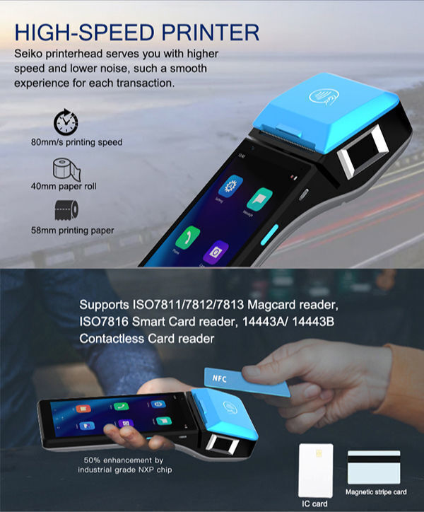 Buy Wholesale China Portable Android 11 Pos Device With Thermal Printer ...