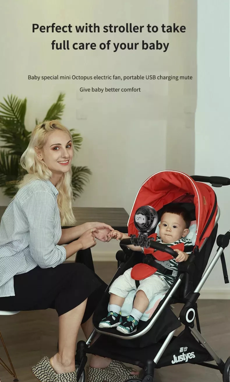 Buy Standard Quality China Wholesale Portable Stroller Fan Usb 5200mah ...