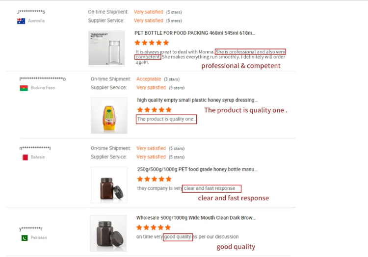 Buy China Wholesale Food Grade 14oz 400ml Hot Fill Pet Plastic Bbq ...