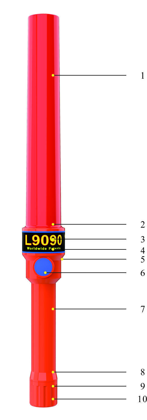 Buy Wholesale China Traffic Wand, Factory Outlet Ip67 Flash Red High ...