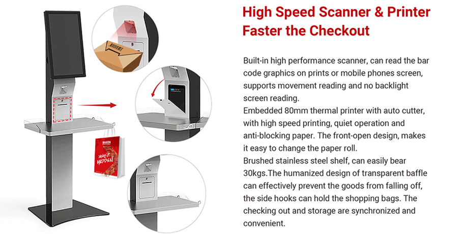 Buy Wholesale China 21.5 Inch Self Payment Kiosk All-in-one Automated ...