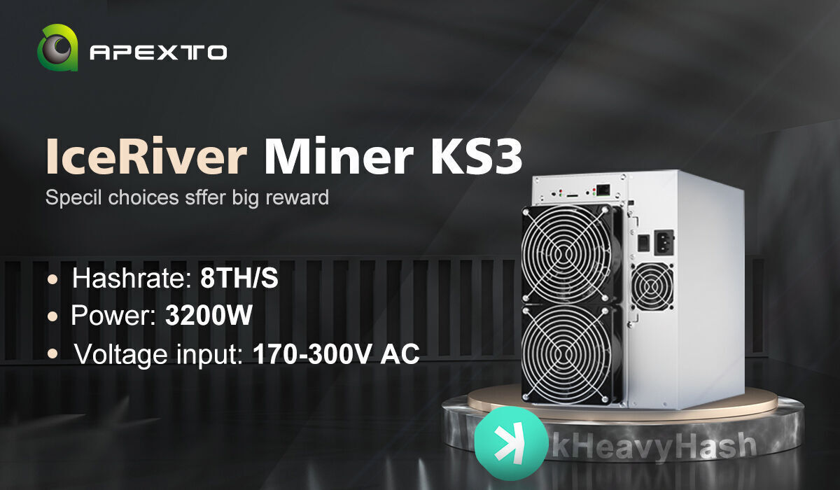 Buy Wholesale China Professional Kas Miner Iceriver Ks3 8t 3200w Ready ...