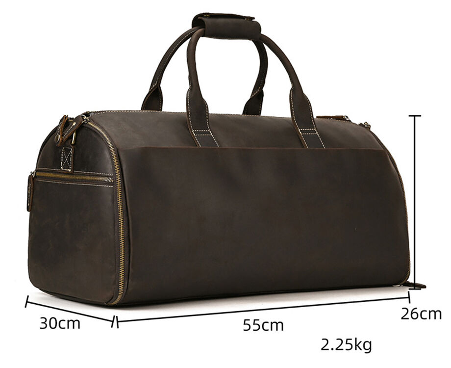 Buy Wholesale China Carry On Men Genuine Leather Convertible Garment ...