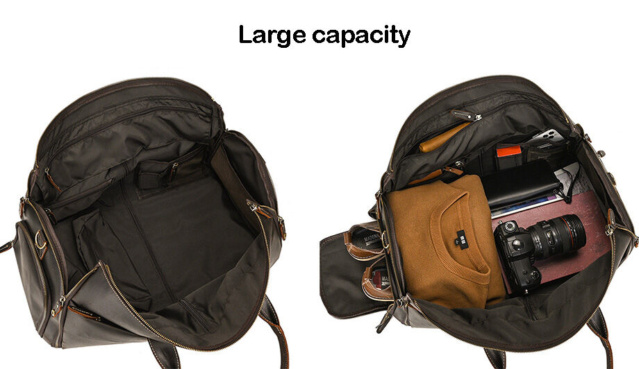 Buy Wholesale China Carry On Men Genuine Leather Convertible Garment ...