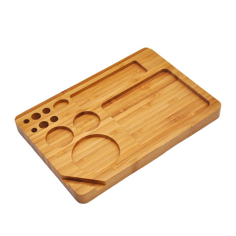 Bamboo Smoking Rolling Tray Custom Wooden Rectangular Tobacco Trays ...