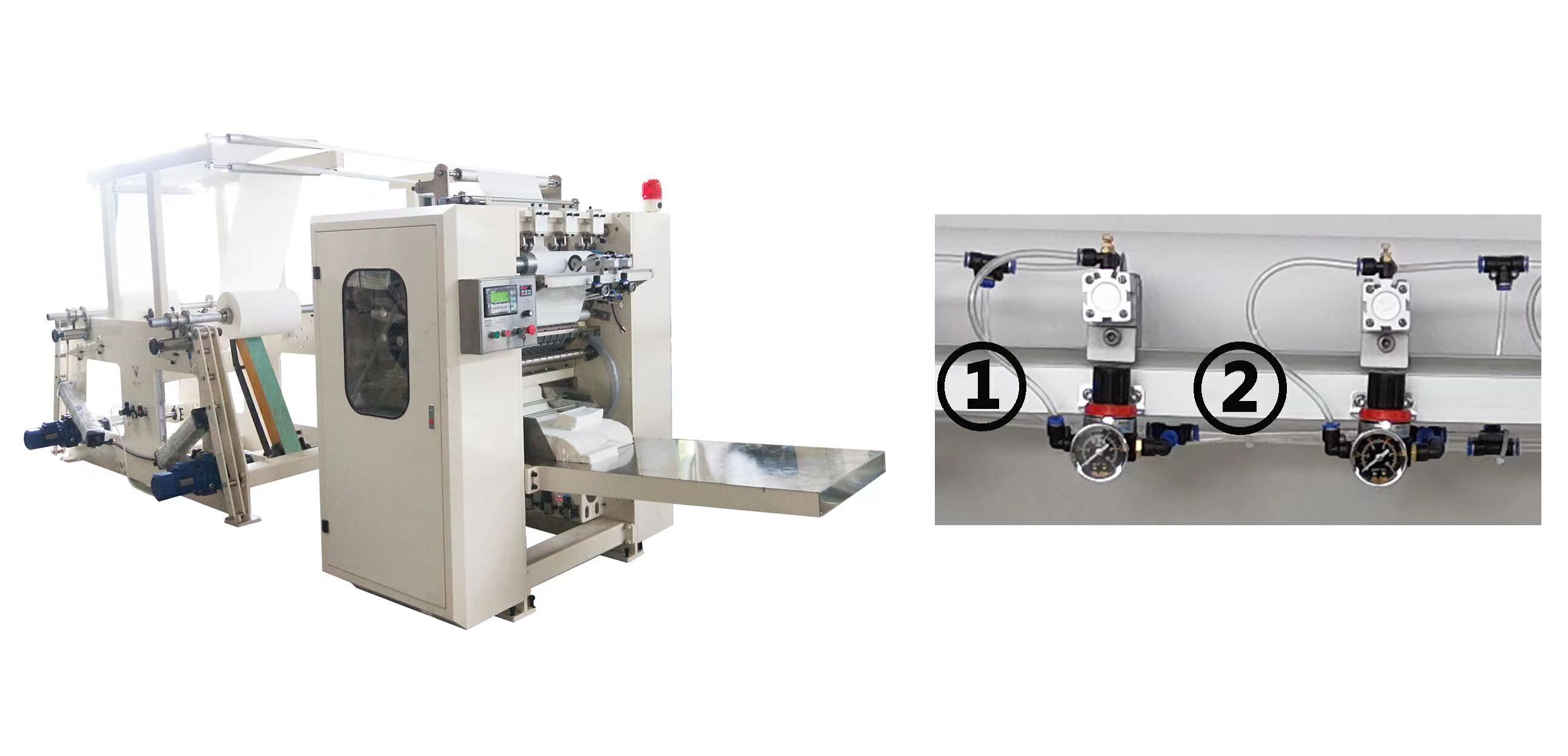 Buy Wholesale China Drawing Facial Tissue Machine V Fold Facial Paper ...