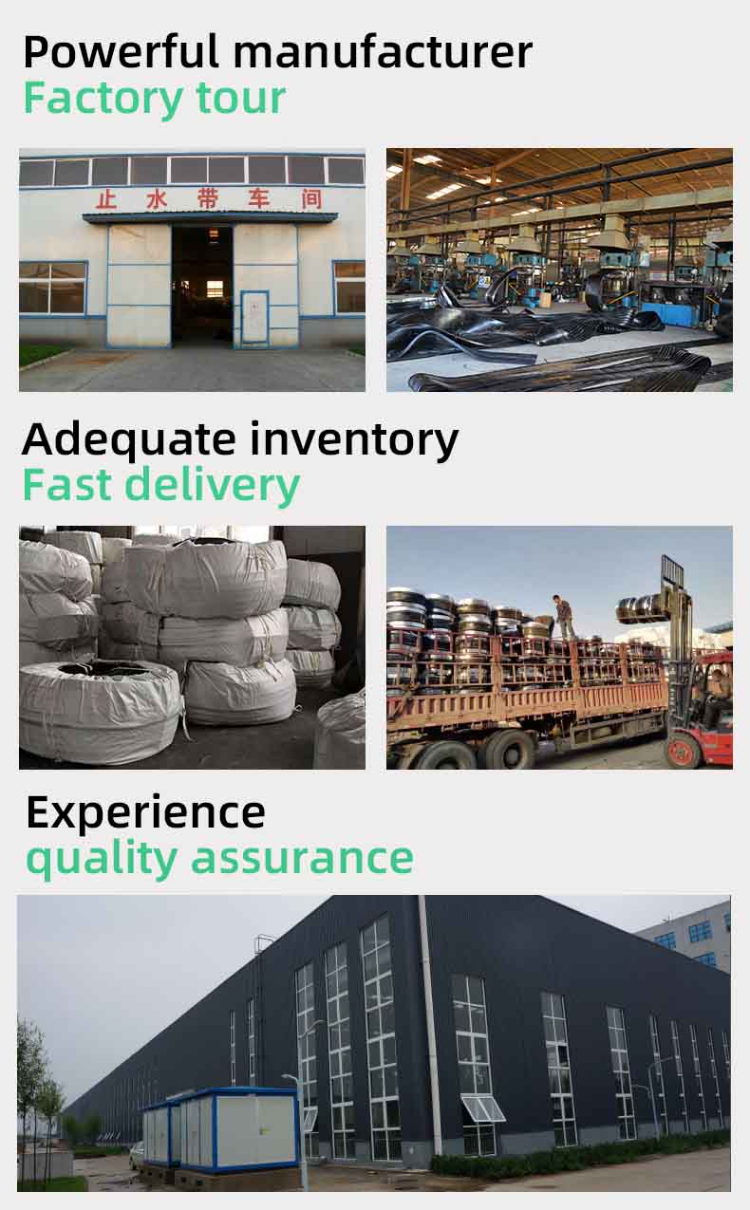Construction Waterproofing Bentonite Steel Edge Rubber Waterstop Strip ...