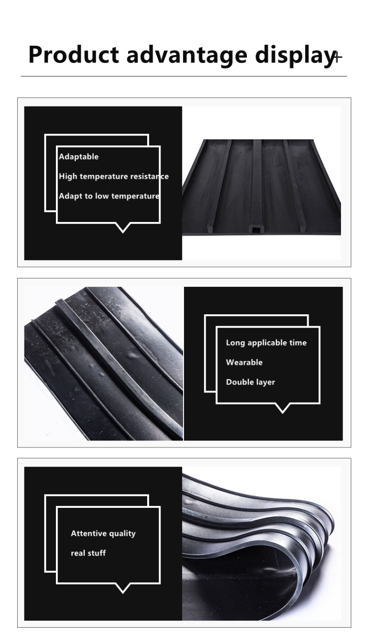 Construction Waterproofing Bentonite Steel Edge Rubber Waterstop Strip ...