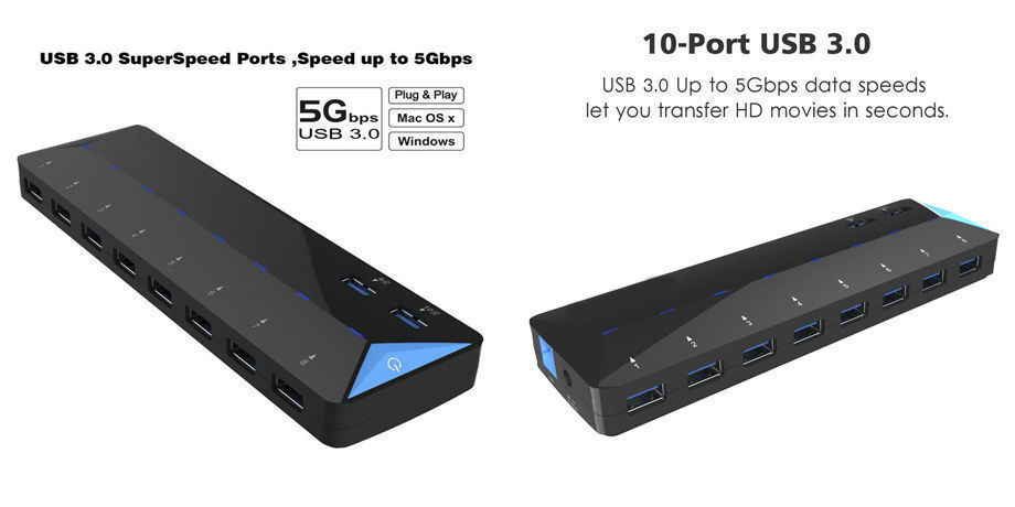 Buy Wholesale China Ce Fcc Certified Super Speed 10 Ports Usb 3.0 Power ...