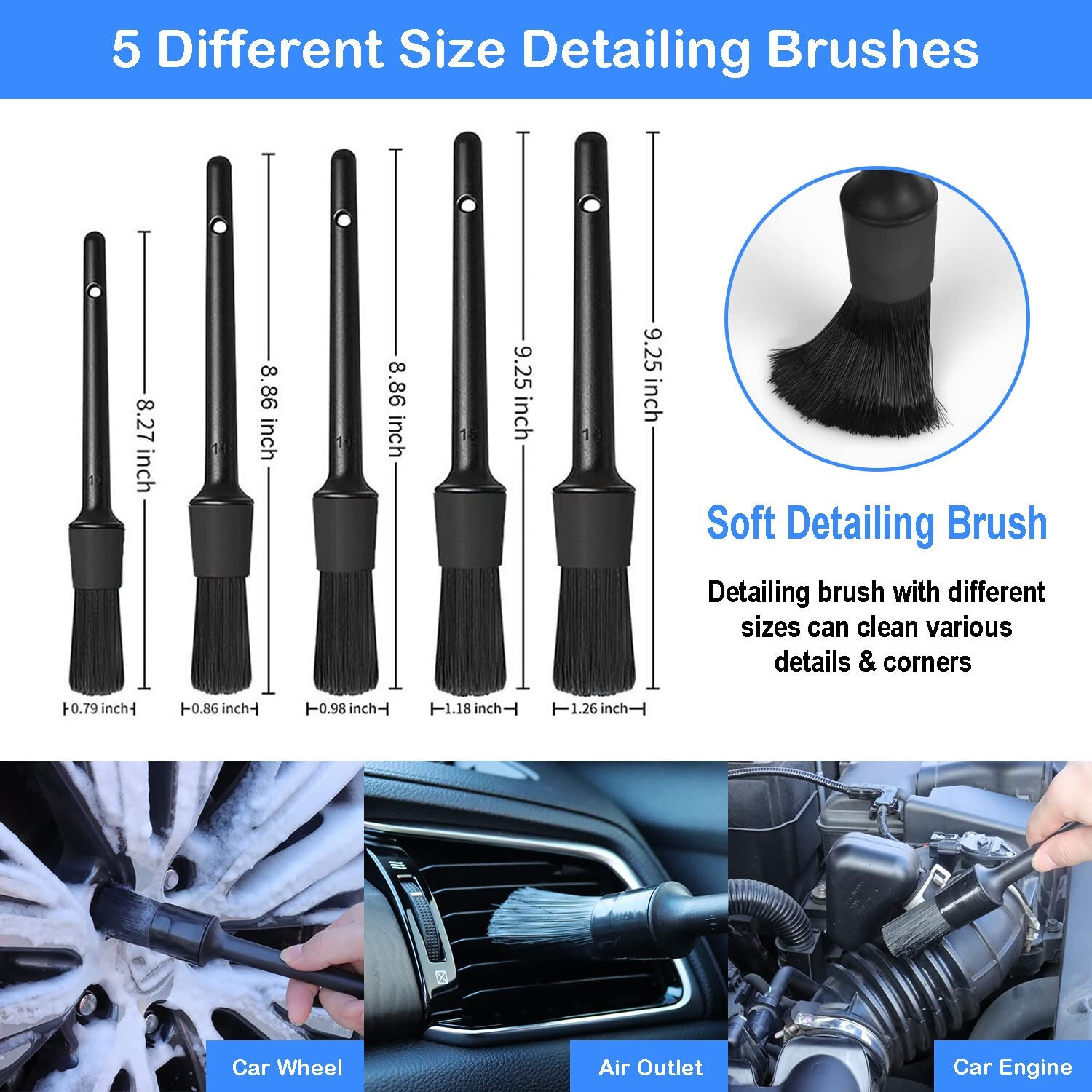 Buy Wholesale China 26 Pcs Car Detailing Brush Set Auto Drill Clean ...