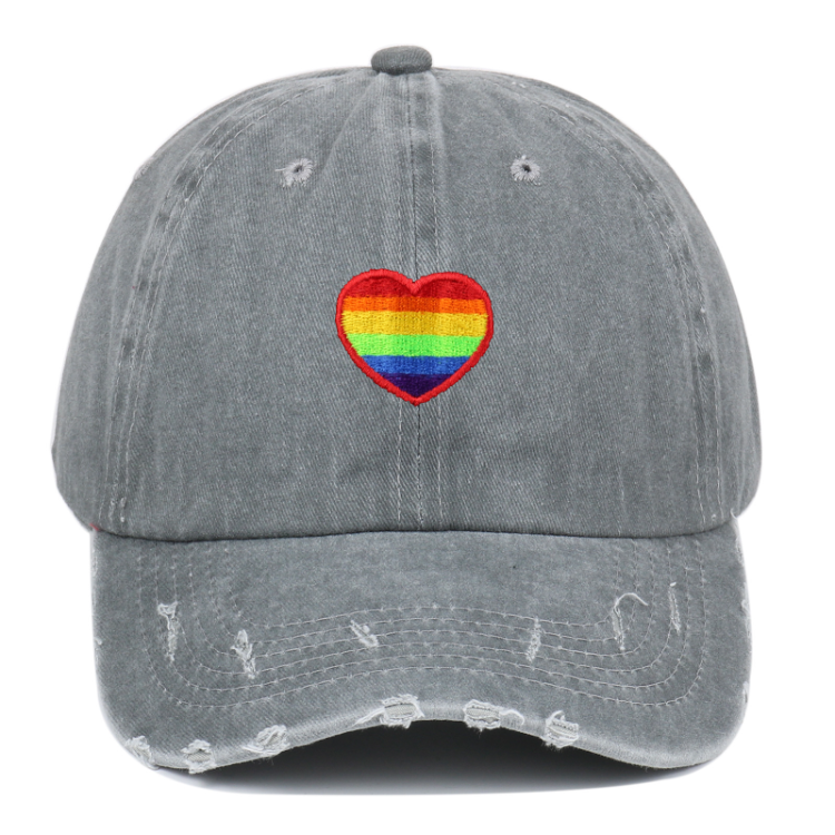 Buy Wholesale China Custom Logo Washed Sports Lgbt Hat Accessories ...