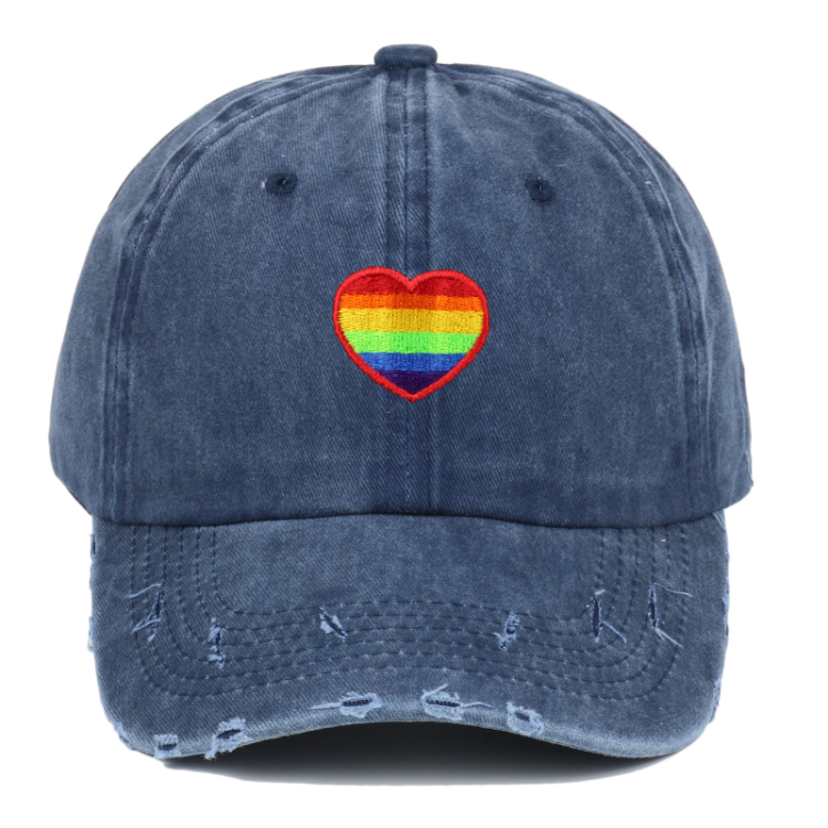 Buy Wholesale China Custom Logo Washed Sports Lgbt Hat Accessories ...
