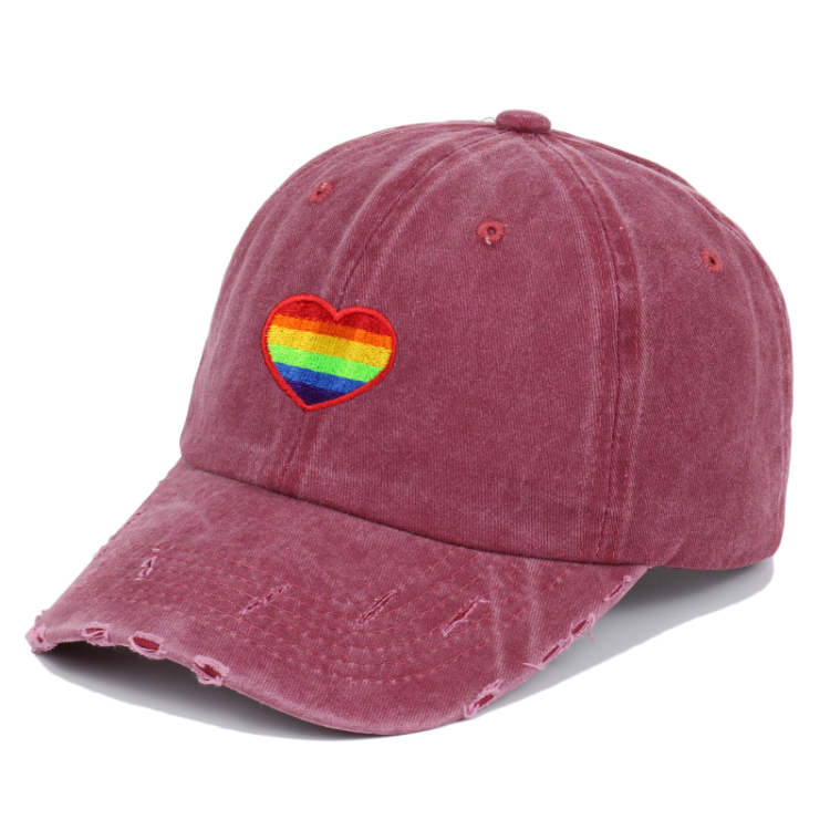 Buy Wholesale China Custom Logo Washed Sports Lgbt Hat Accessories ...
