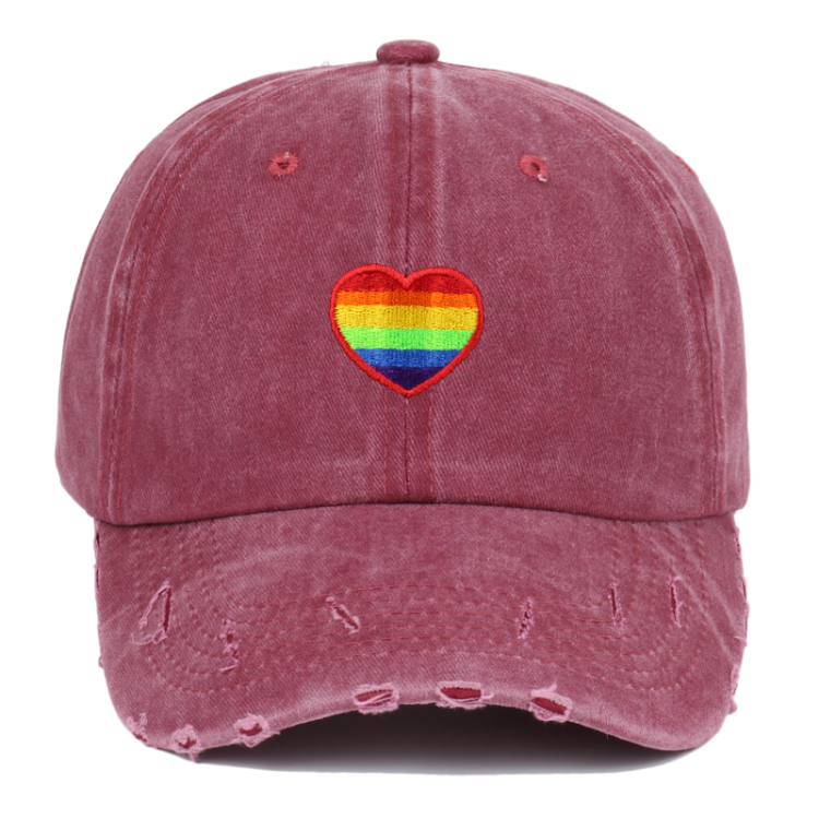 Buy Wholesale China Custom Logo Washed Sports Lgbt Hat Accessories ...