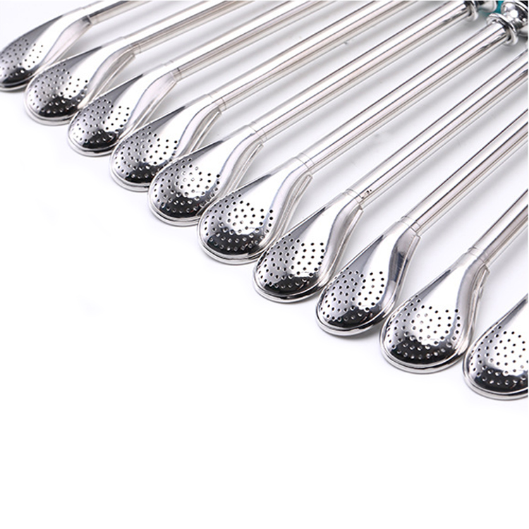 Buy Wholesale China 304 Stainless Steel Filter Straw Spoon Detachable ...