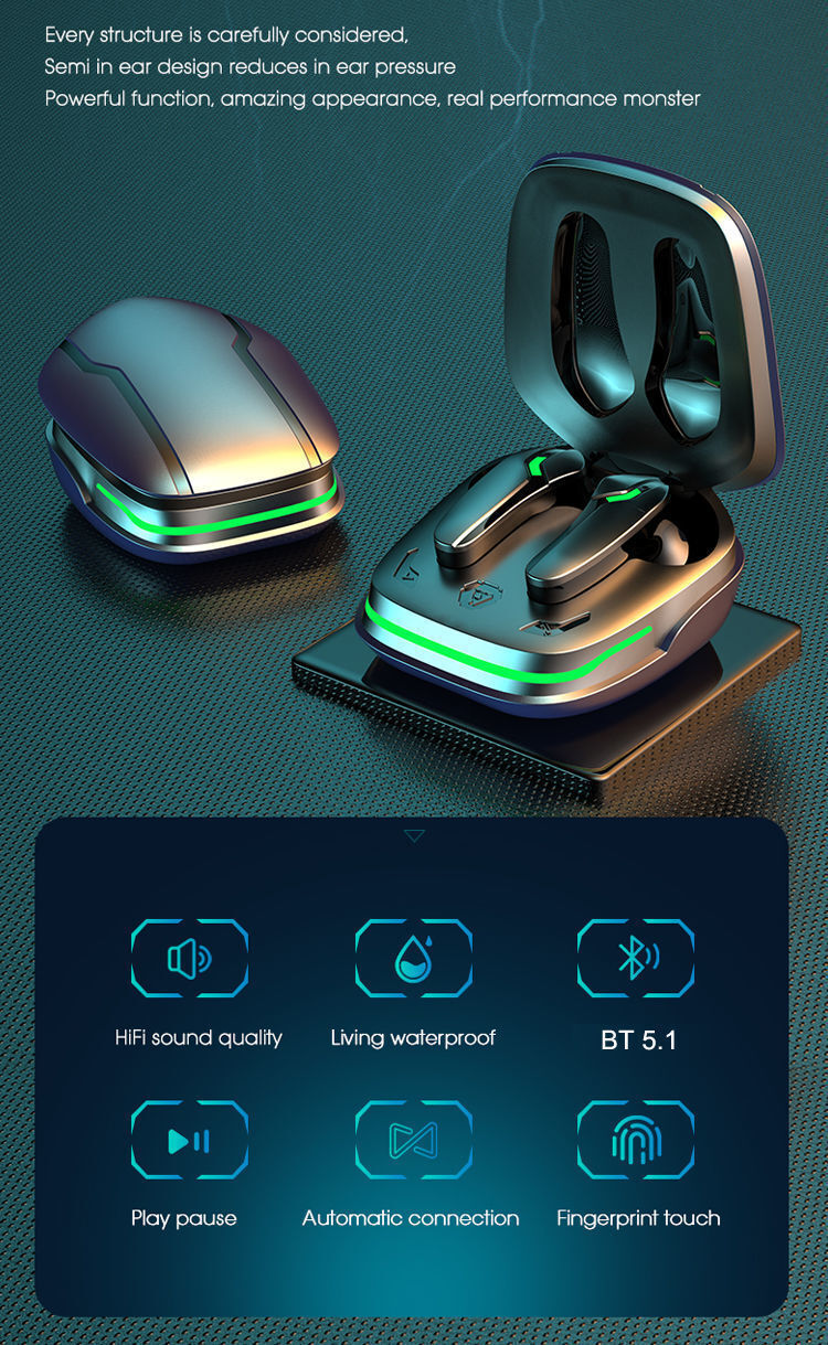 Buy Wholesale China Noise Cancelling Tws Earbuds Wireless Earphone Tws ...