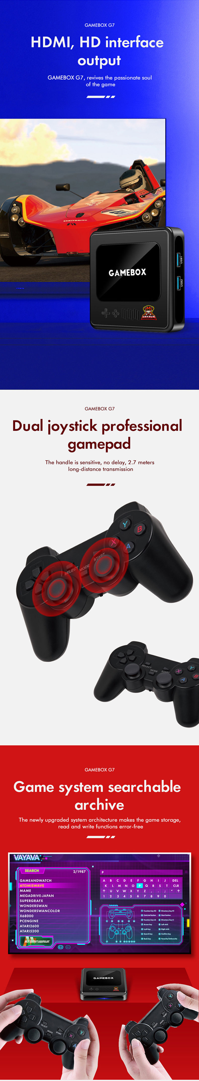 Buy Wholesale China G10 Gamebox Dual System Android Emuelec4.3 Retro ...