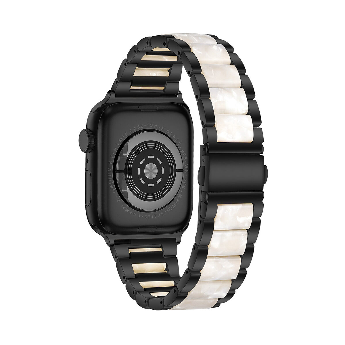 Buy Wholesale China Luxury Natural Resin Metal Watch Band For Apple ...