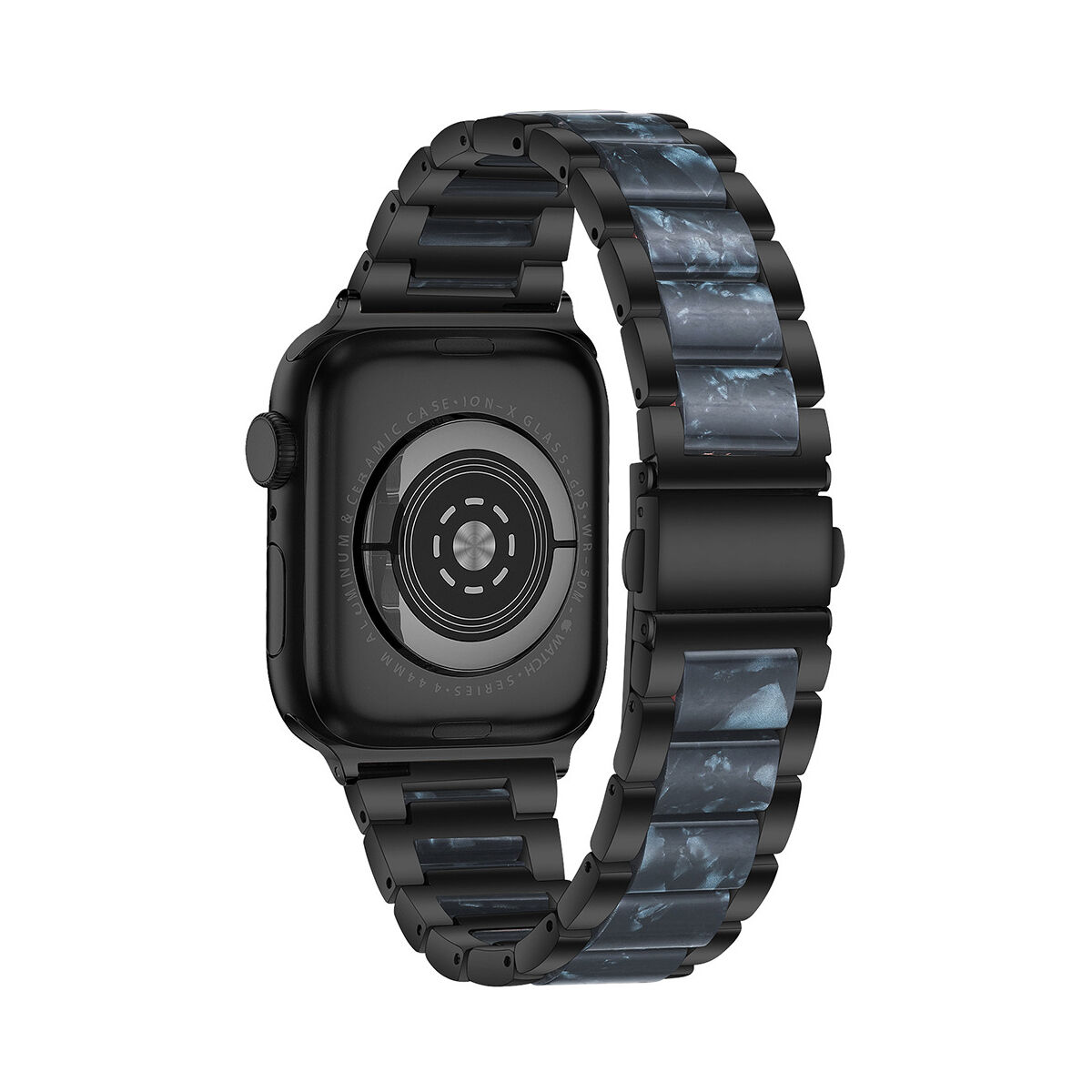 Buy Wholesale China Luxury Natural Resin Metal Watch Band For Apple ...