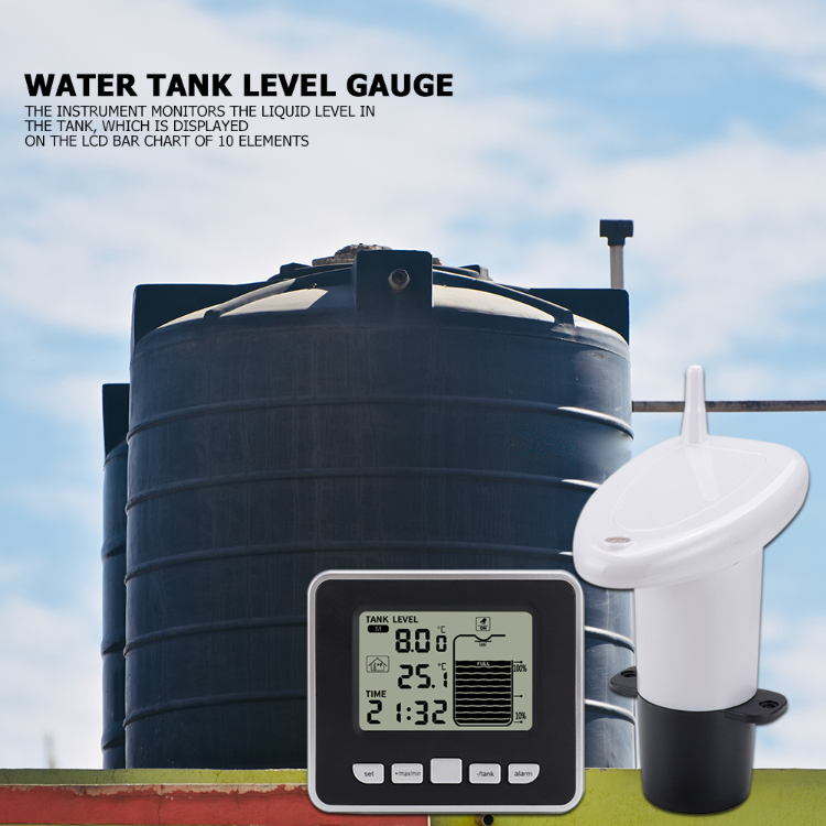 Multifunctional Ultrasonic Electronic Water Tank Level With Temperature ...