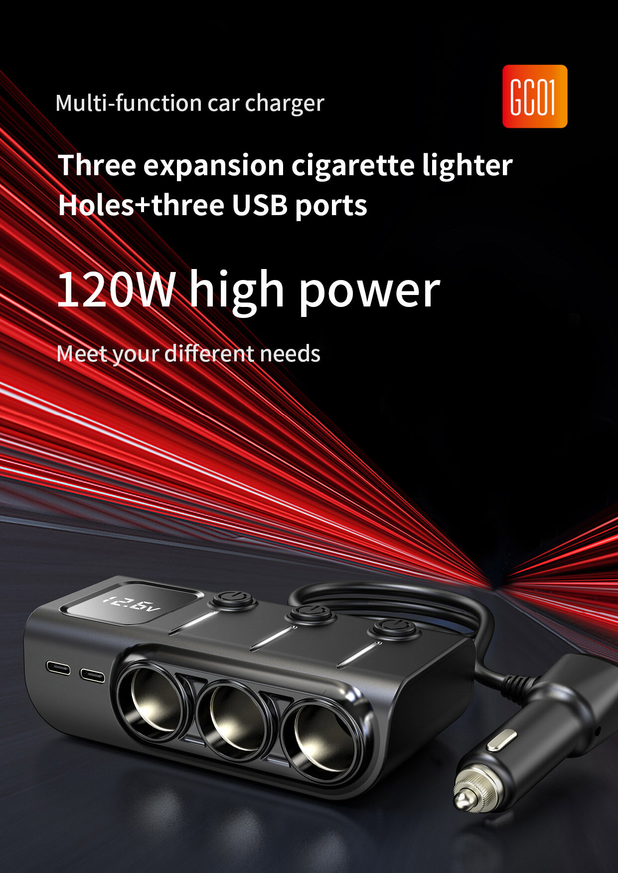 Buy Wholesale China Quick Charge Pd 3a Cigarette Lighter Adapter 12v ...