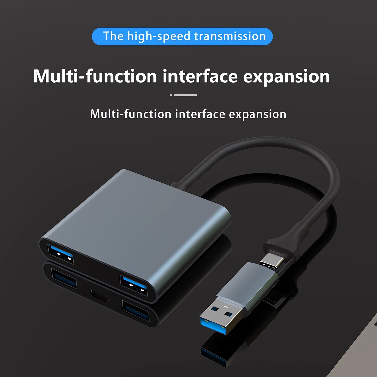 Buy Wholesale China 4-port Type C To Usb3.0*4 Hub For Tablet Computers ...