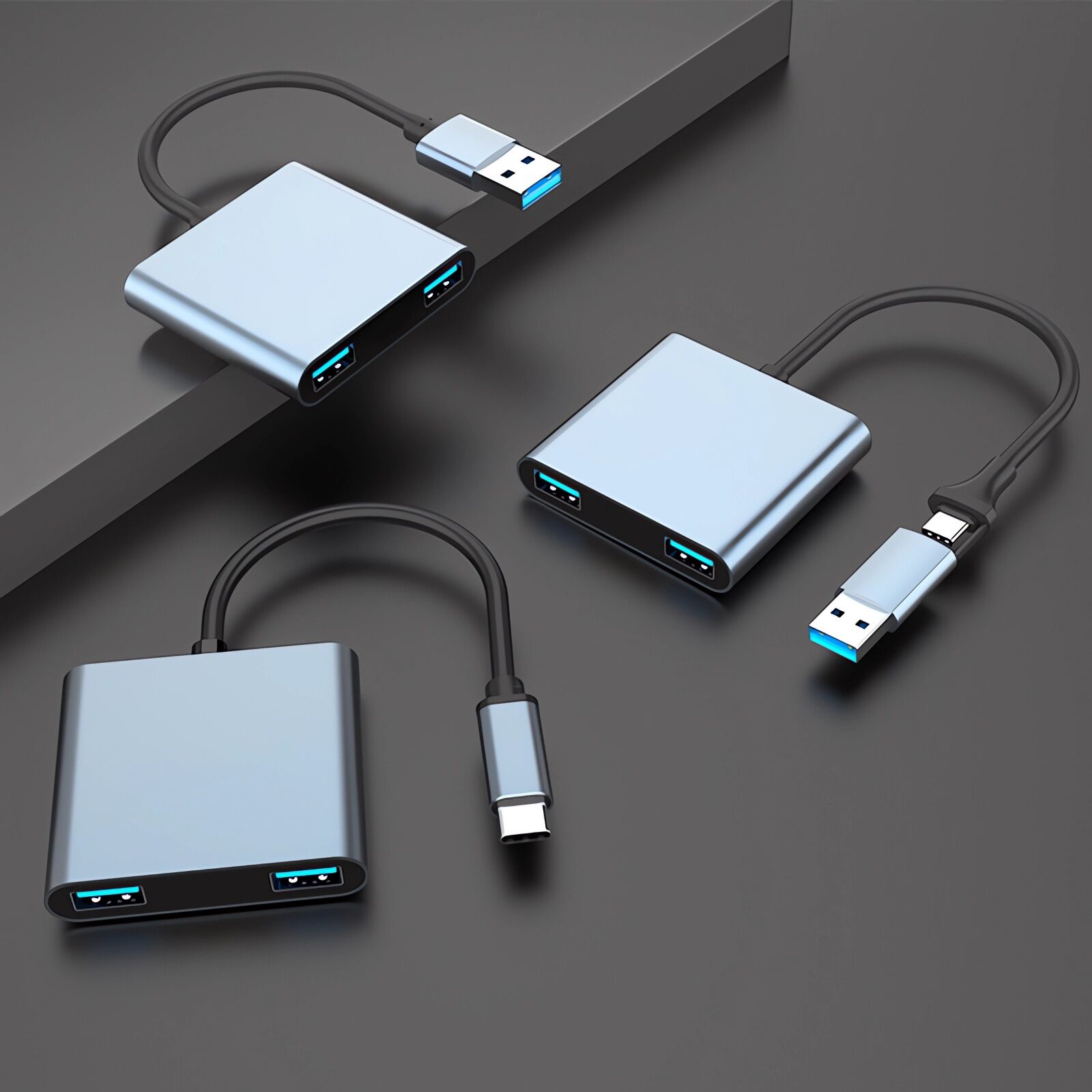 Buy Wholesale China 4-port Type C To Usb3.0*4 Hub For Tablet Computers Macbook Laptops Docking ...