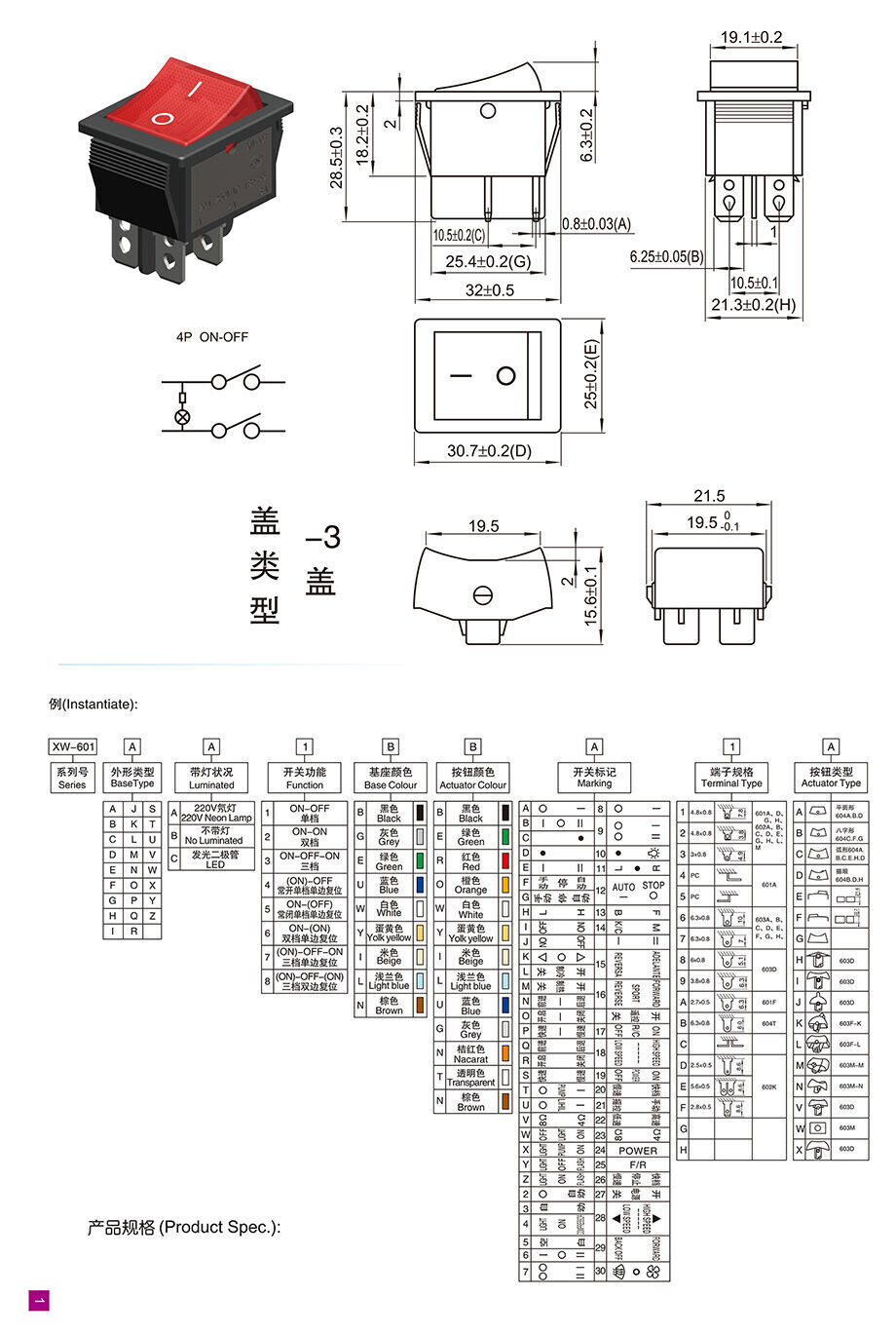 Buy Wholesale China Factory Direct Rocker Switches Wholesale On Off On ...