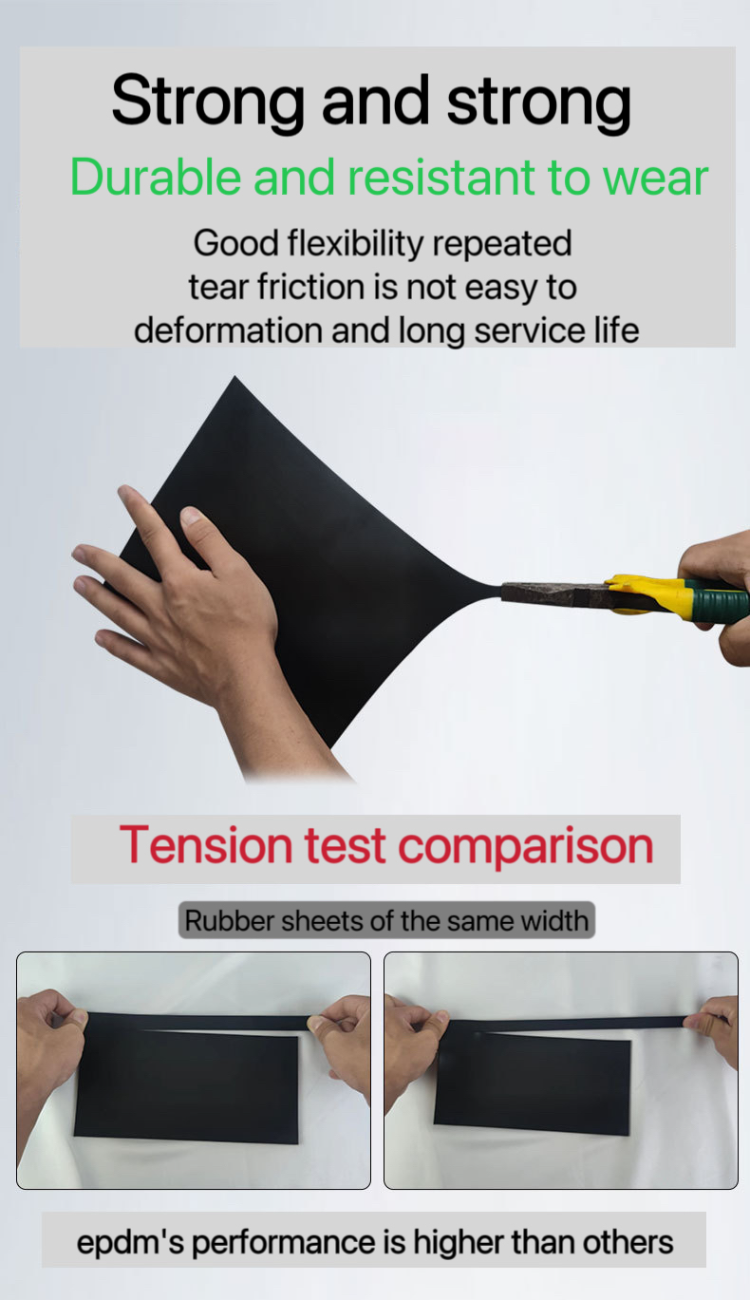 Wholesale Sbr Fkm Nbr Epdm Silicone Rubber Sheet Industrial Shock ...