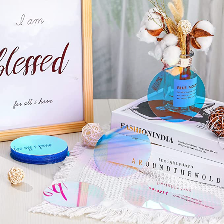 1/8 Inch Thick 12 Inch Diameter Clear Plexiglass Sheets Circle Blanks ...