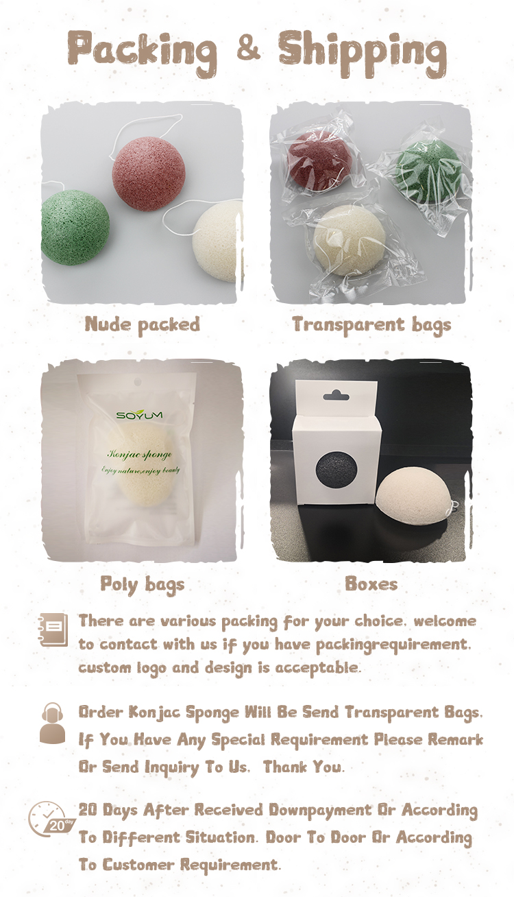 Wholesale 100%natural Sponge Private Label Facial Konjac Sponge, Charcoal Konjac Sponge, 100 ...