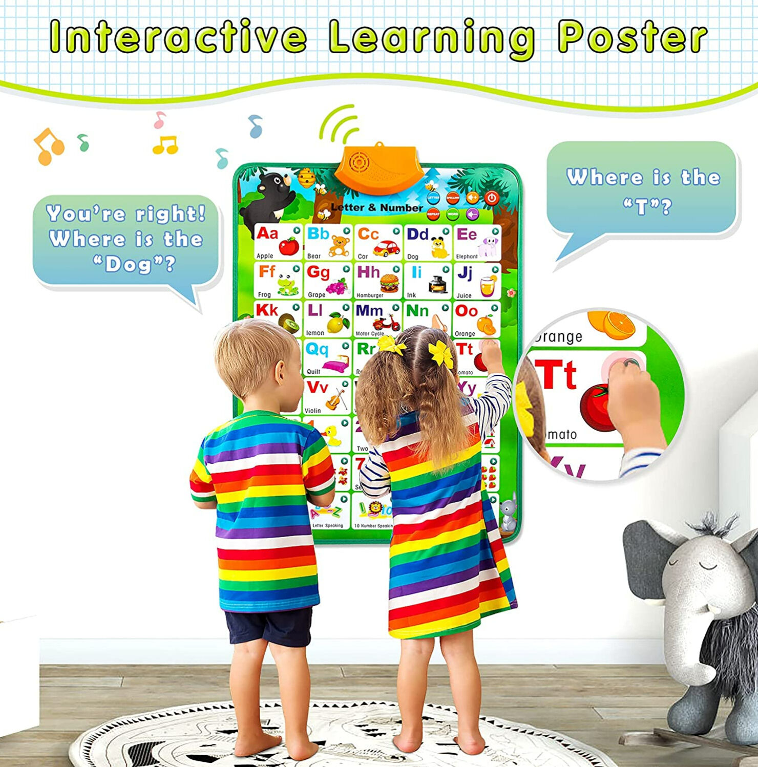 Buy China Wholesale Education Toy Learning Abc Poster Christmas ...