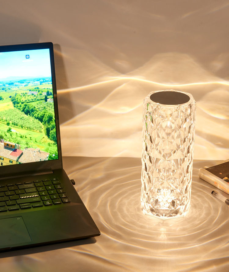 Buy Wholesale China 16 Color Rgb Remote Control Crystal Rose Lamp ...